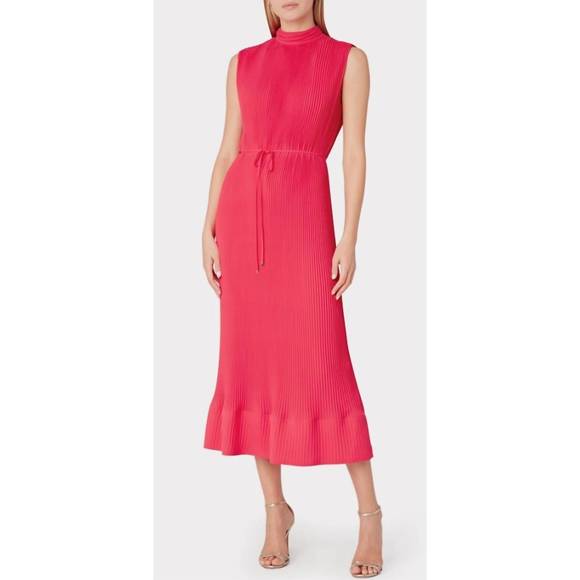 Milly | Dresses | New Milly Melina Dress Pleat With Back Tie In Milly ...